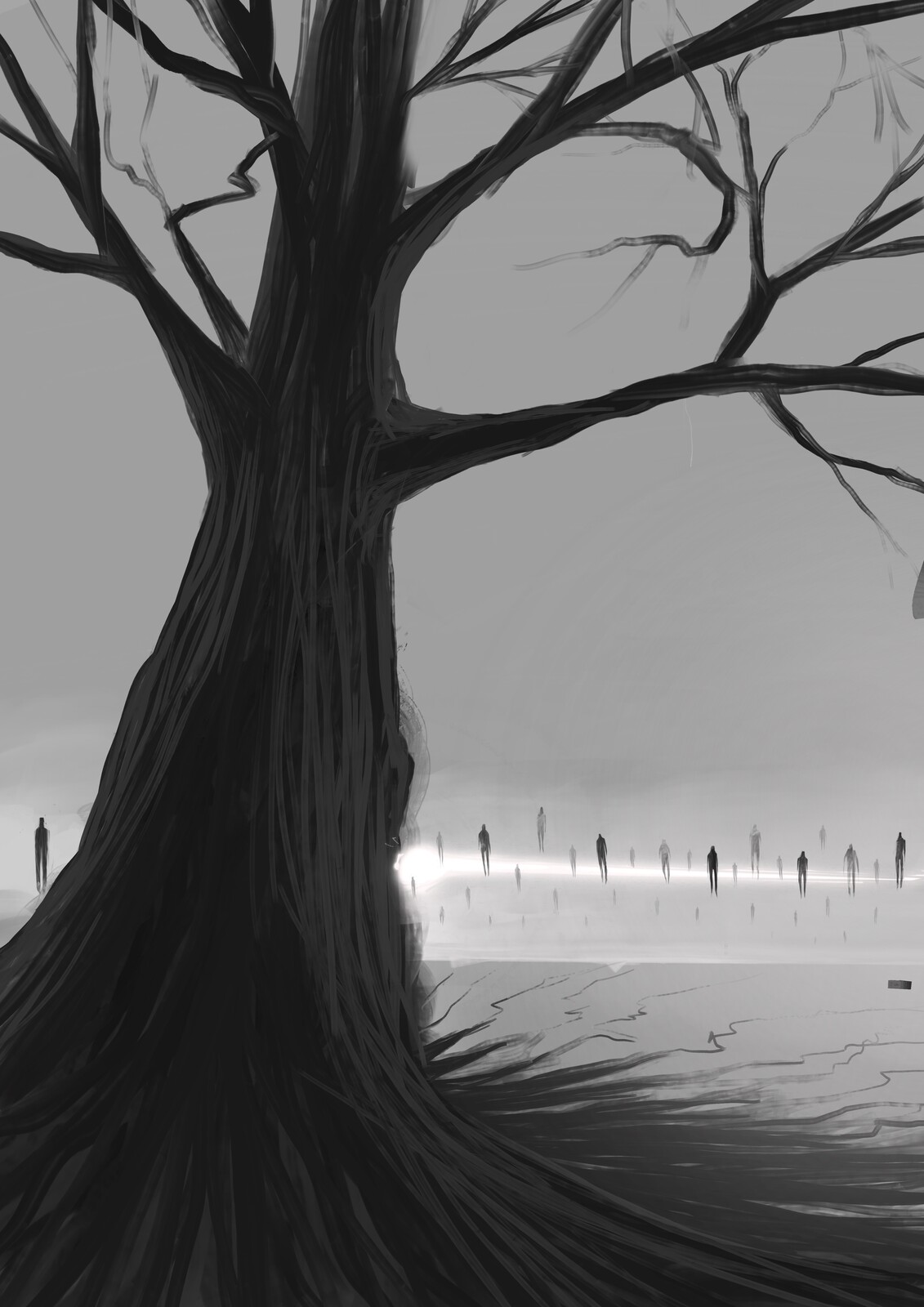 Somber art - The hidden ones