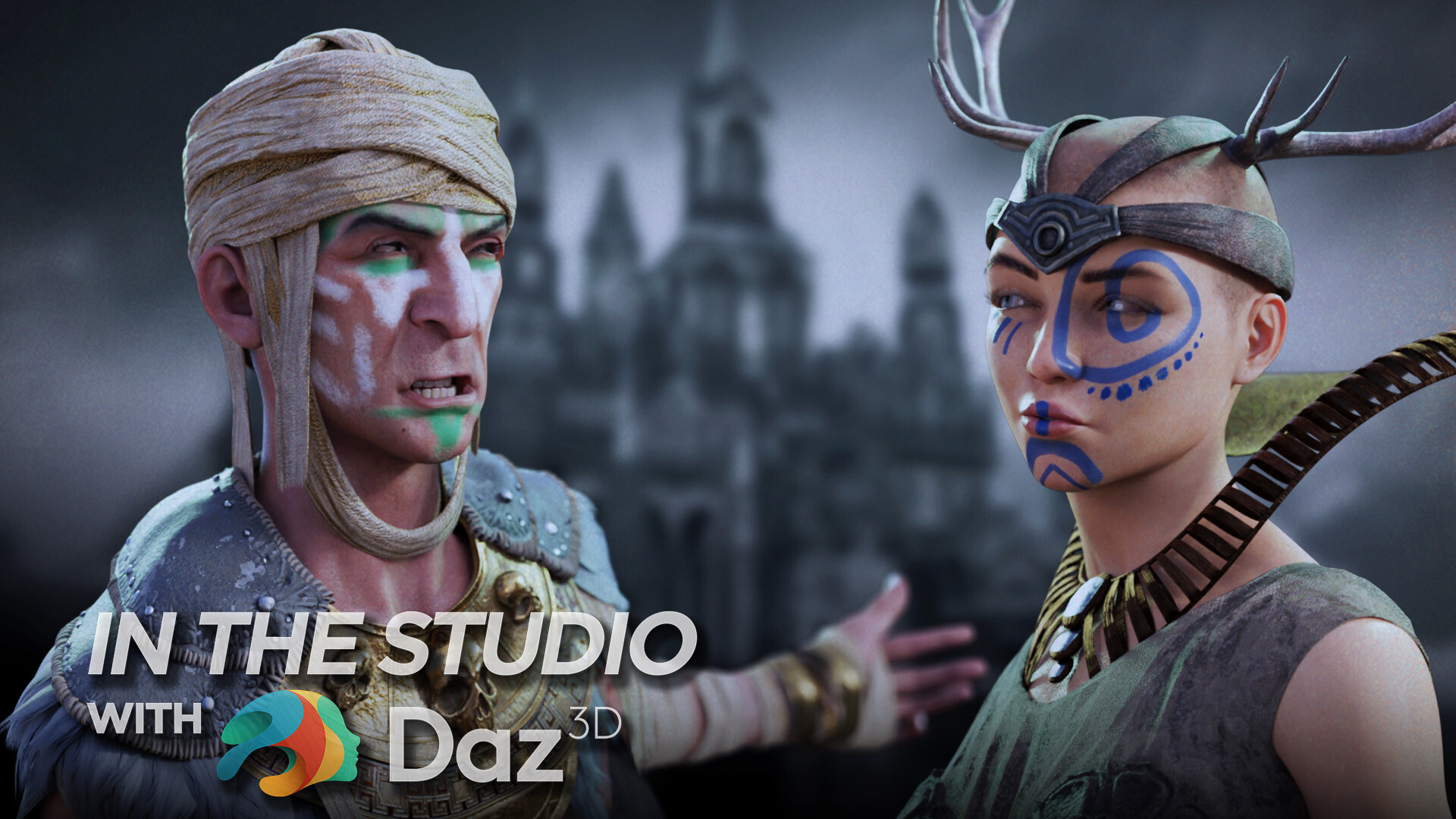 ArtStation - Necromancer Face Paint