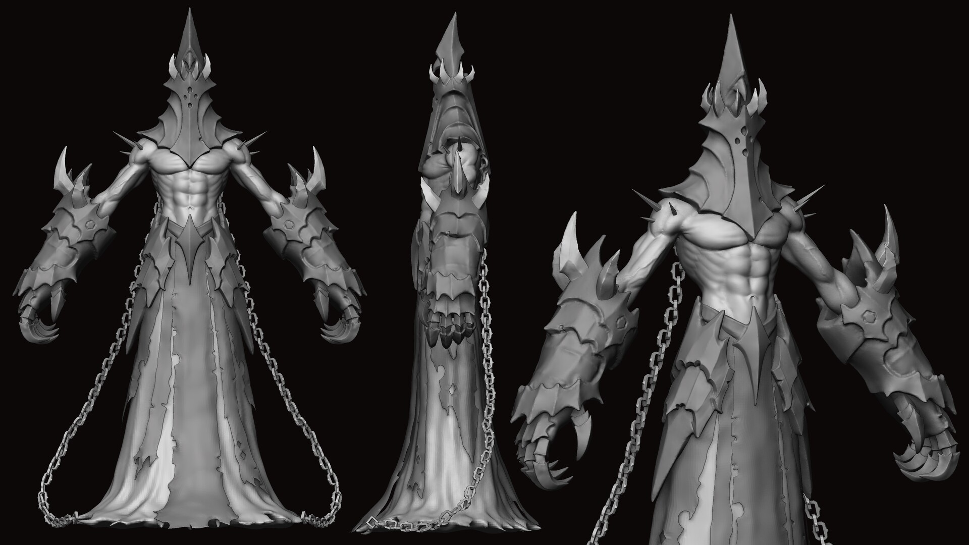 ArtStation - Metal Head WIP