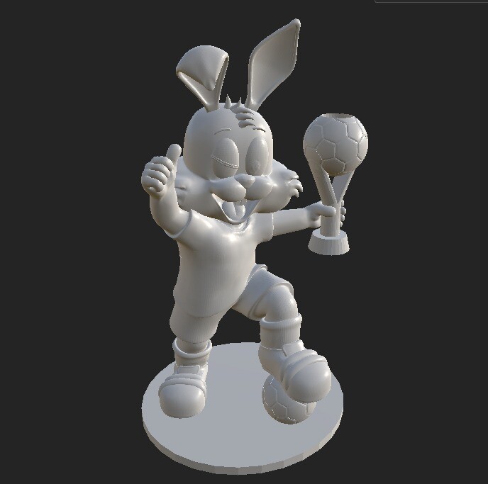 ArtStation - Rabbit soccer player