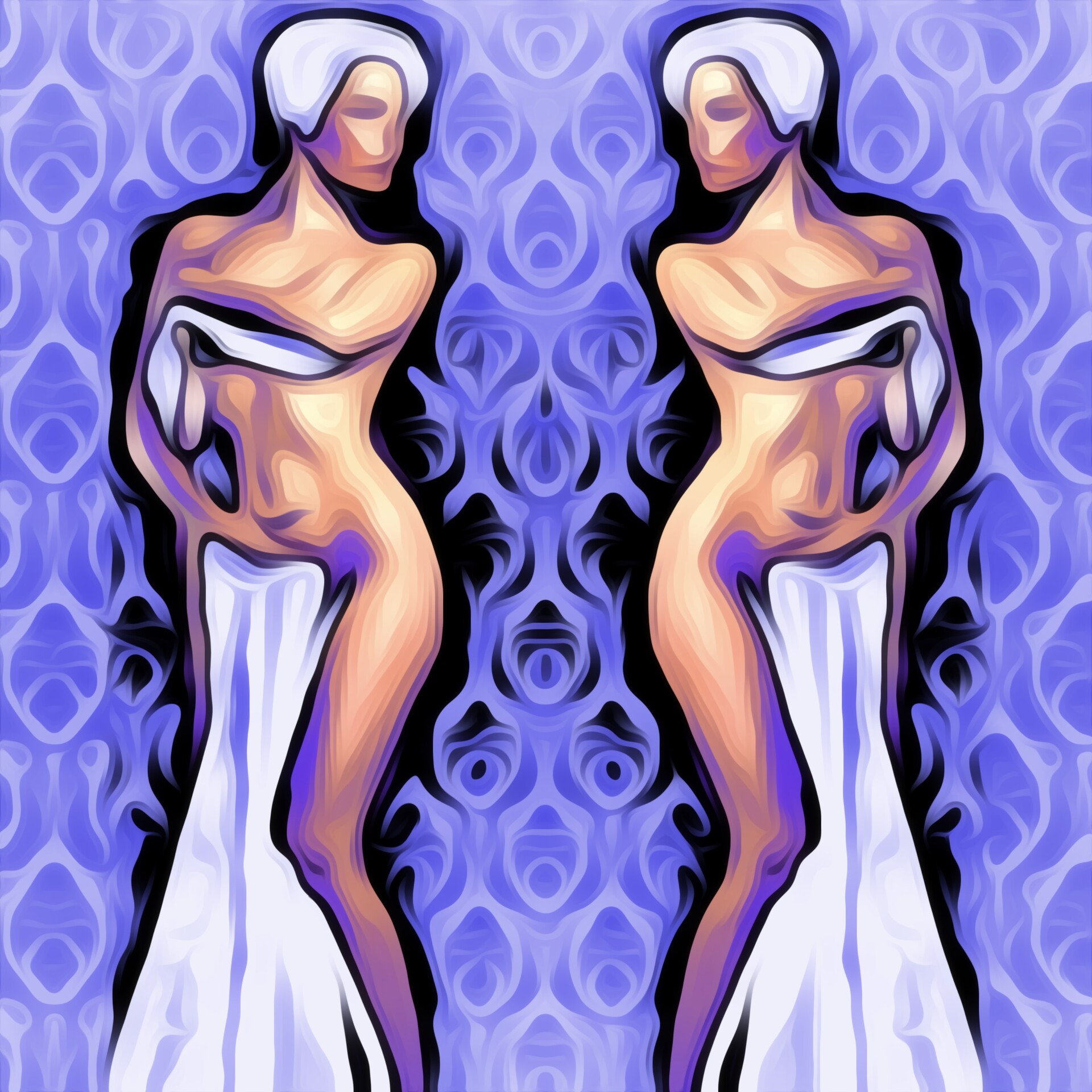 ArtStation - Mirrored Girl Model