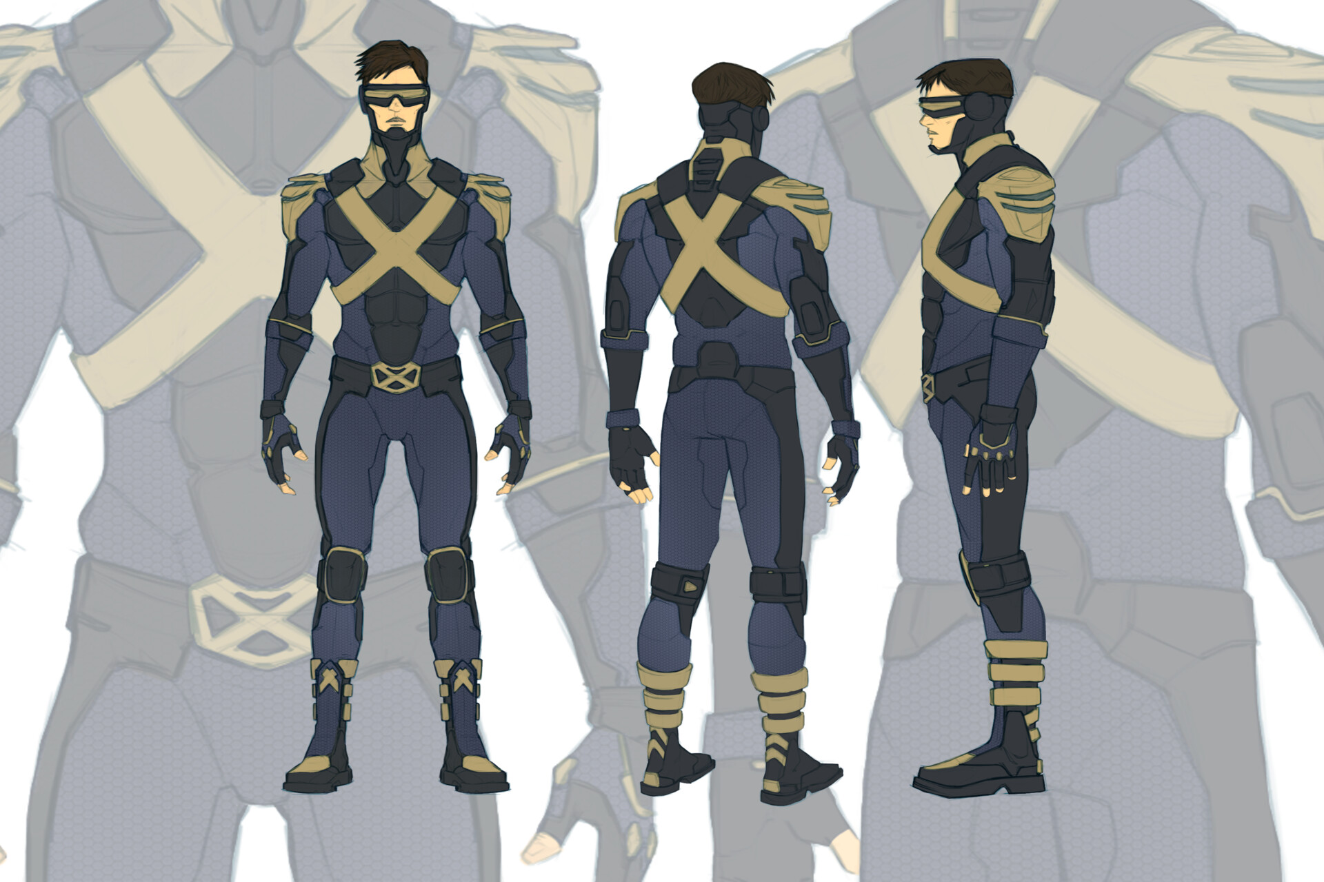 ArtStation - X men cyclops character design concept