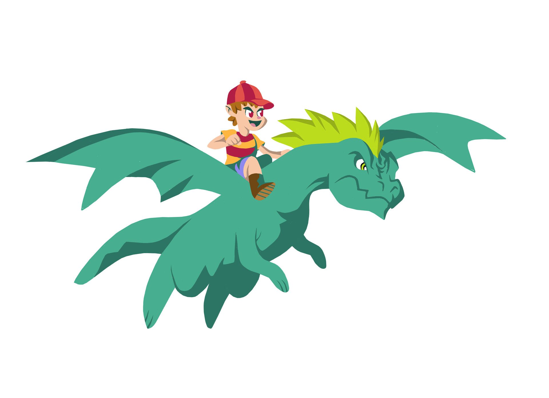 ArtStation - My Father's Dragon Fan Art Doodle