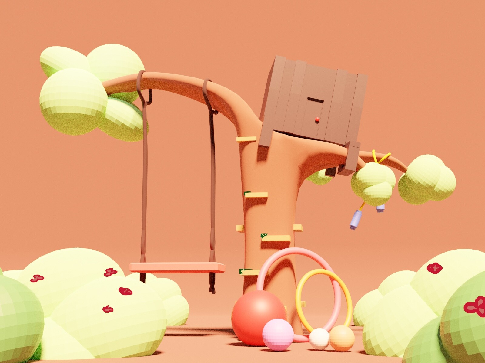 ArtStation - Tree play