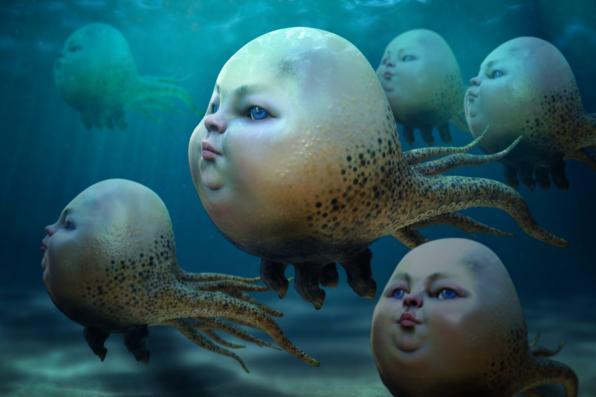 ArtStation - Baby Sea Goat