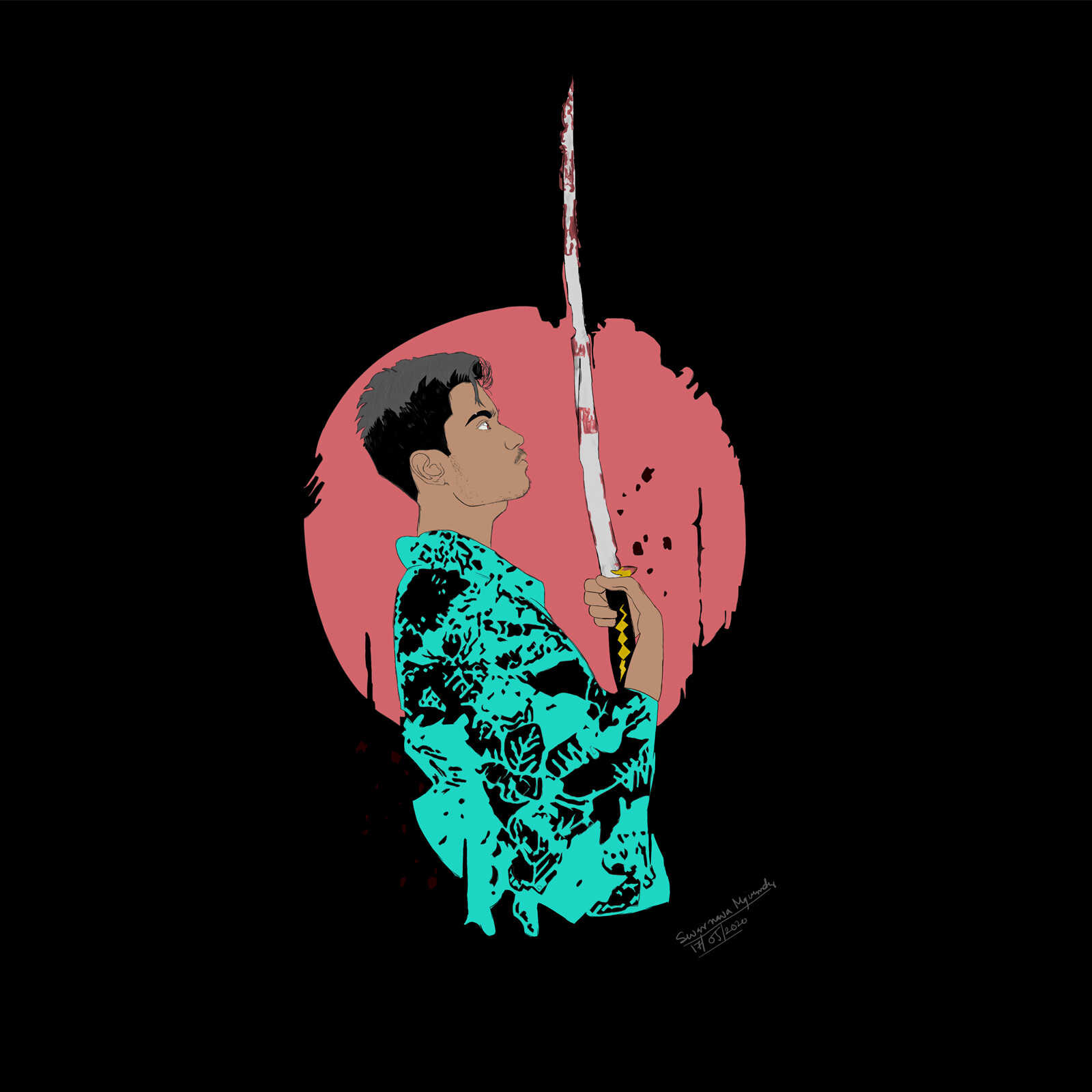 ArtStation - Imagining Myself As A Samurai Avatar