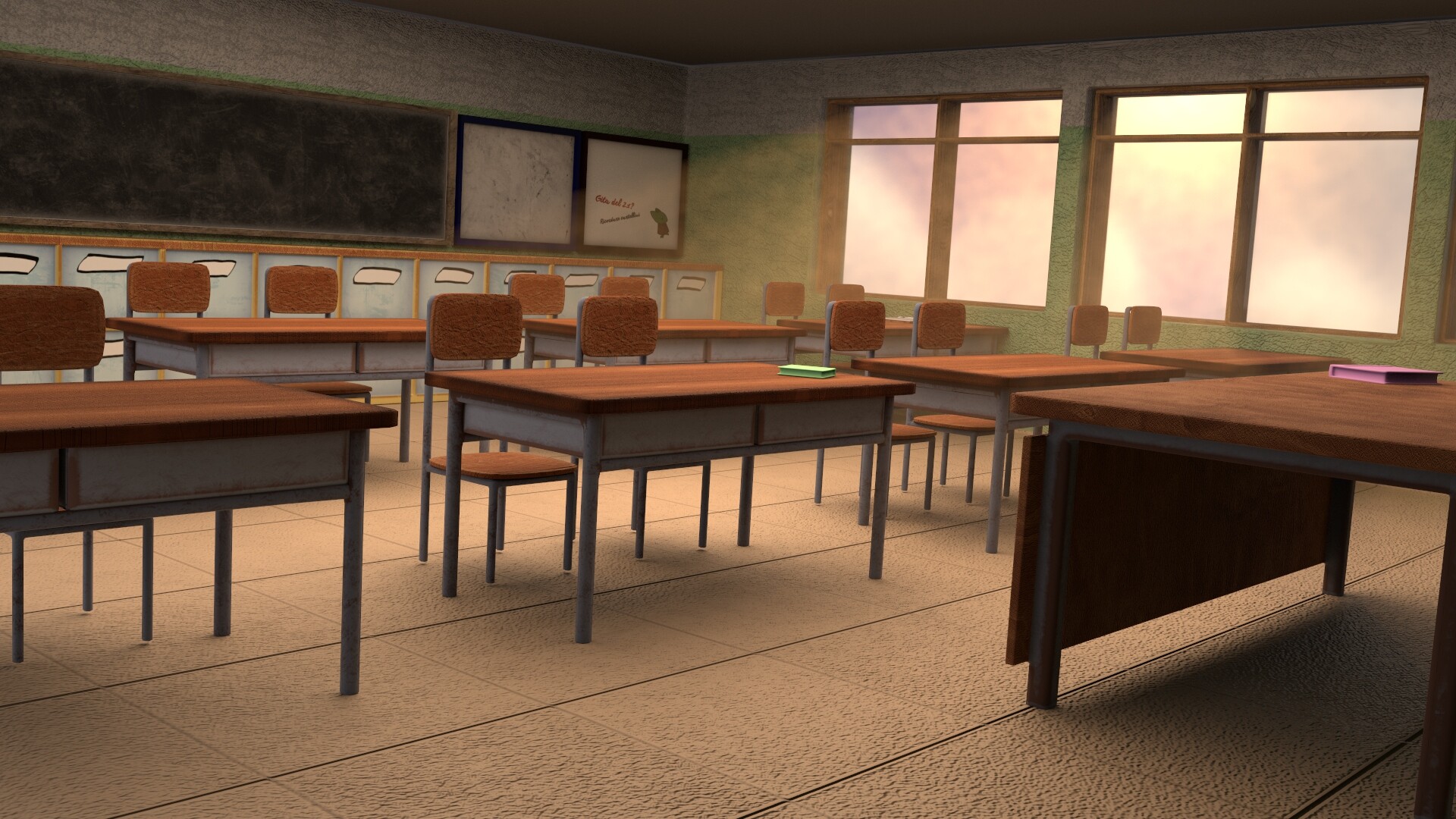 ArtStation - Elementar Classroom