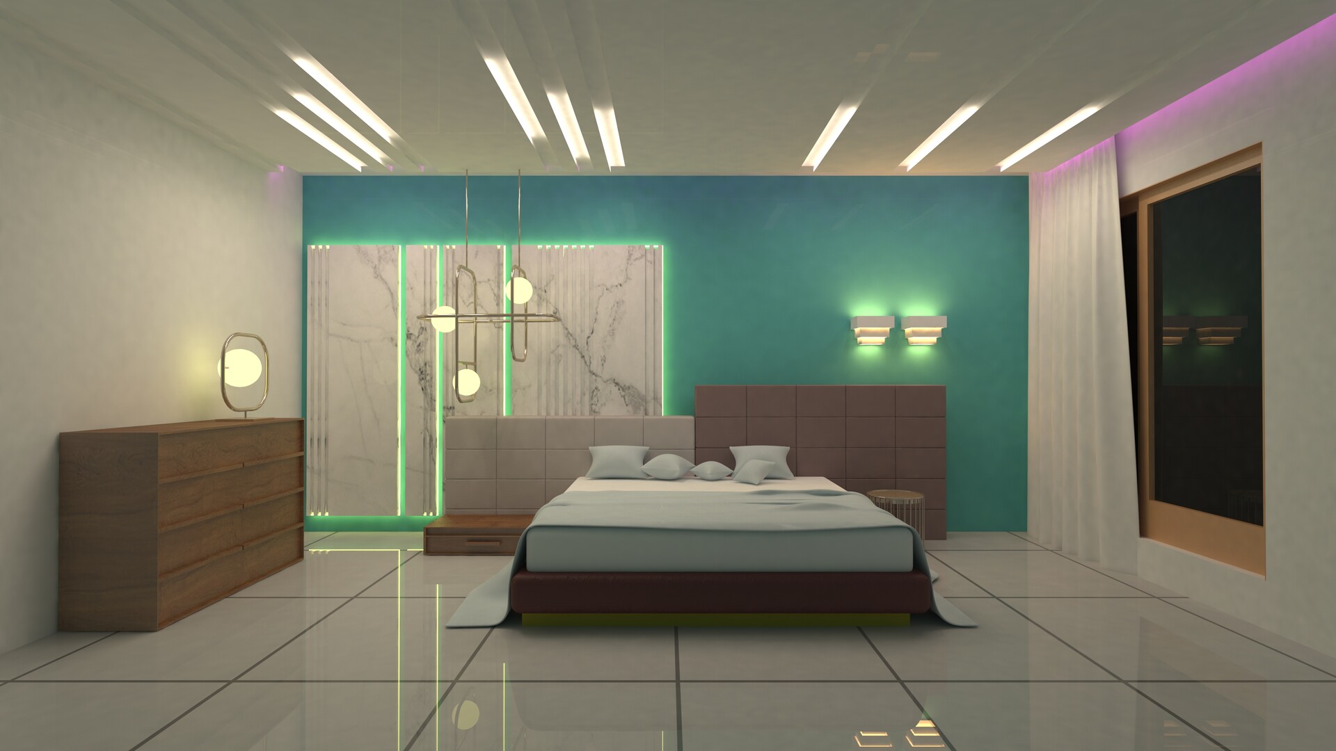 ArtStation - A room in 3ds max and vray