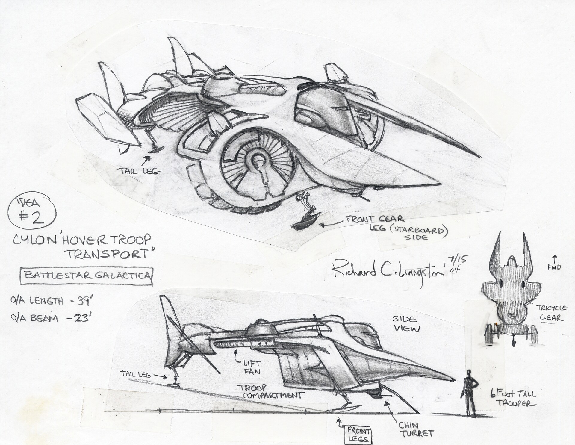 ArtStation - Cylon Hover Troop Transport