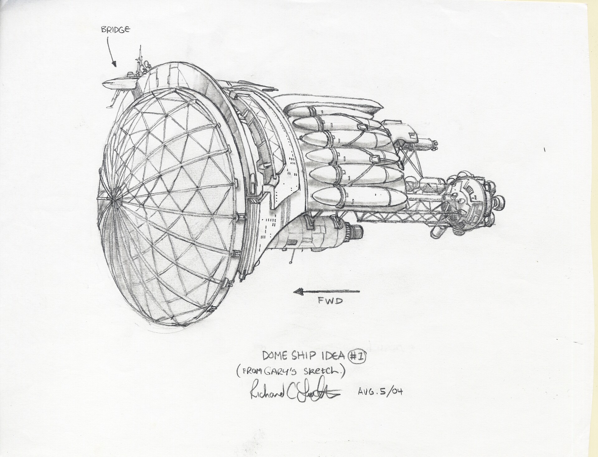 ArtStation - Dome Ship