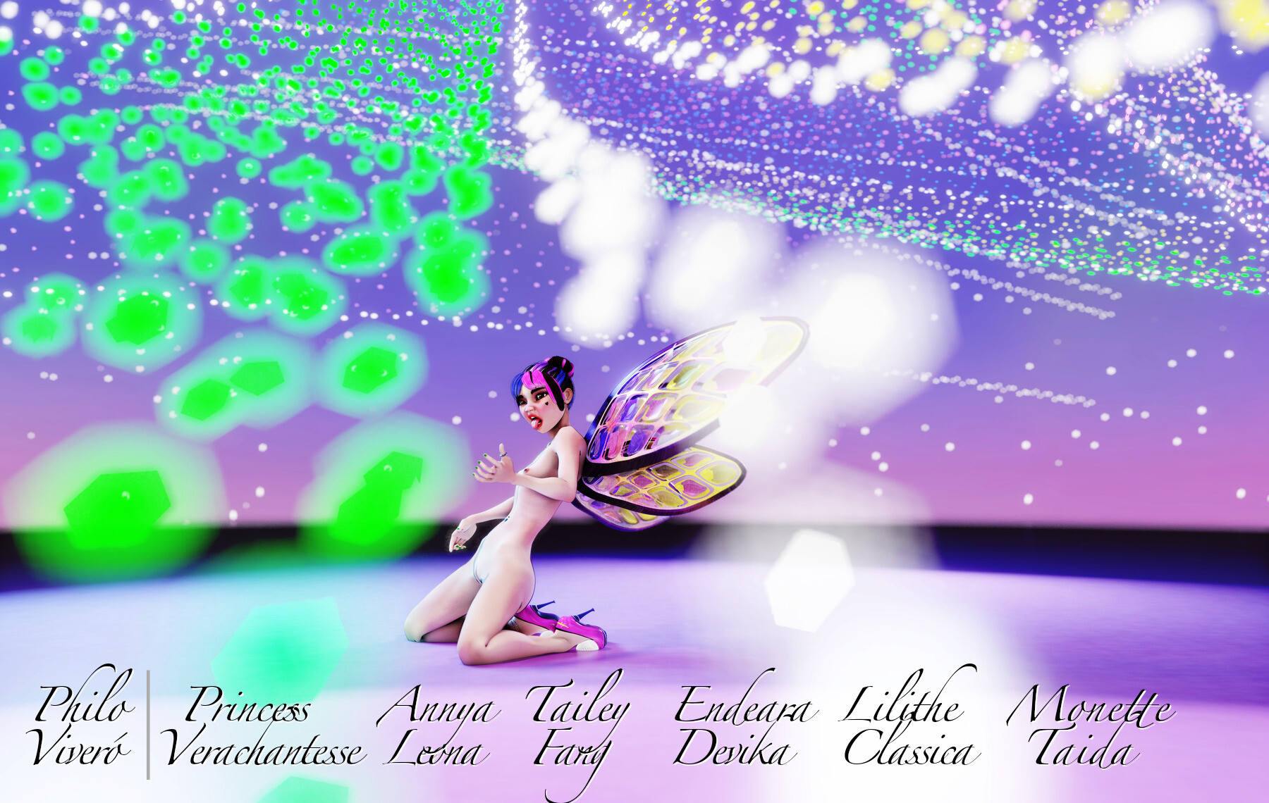 Philo Vivero - Tailey Fang Playing Faerie, Asian Lady, Nude