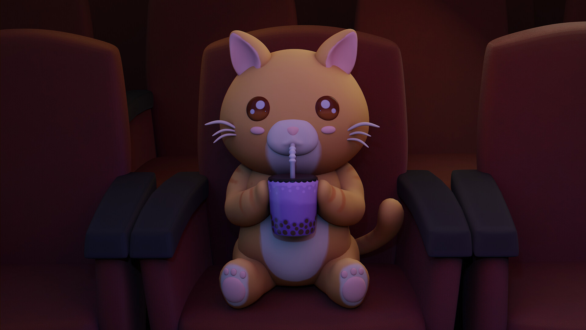 ArtStation - Happy Cat