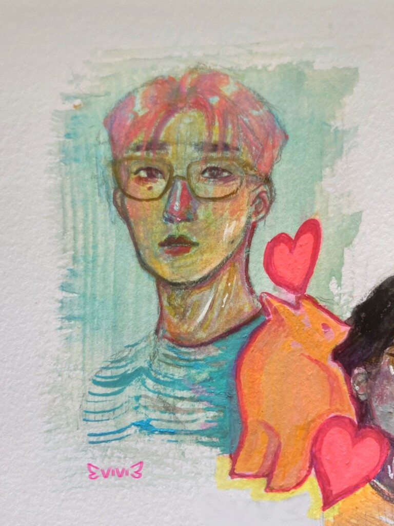 ArtStation - Pink Haired Mingi [Colors Study]