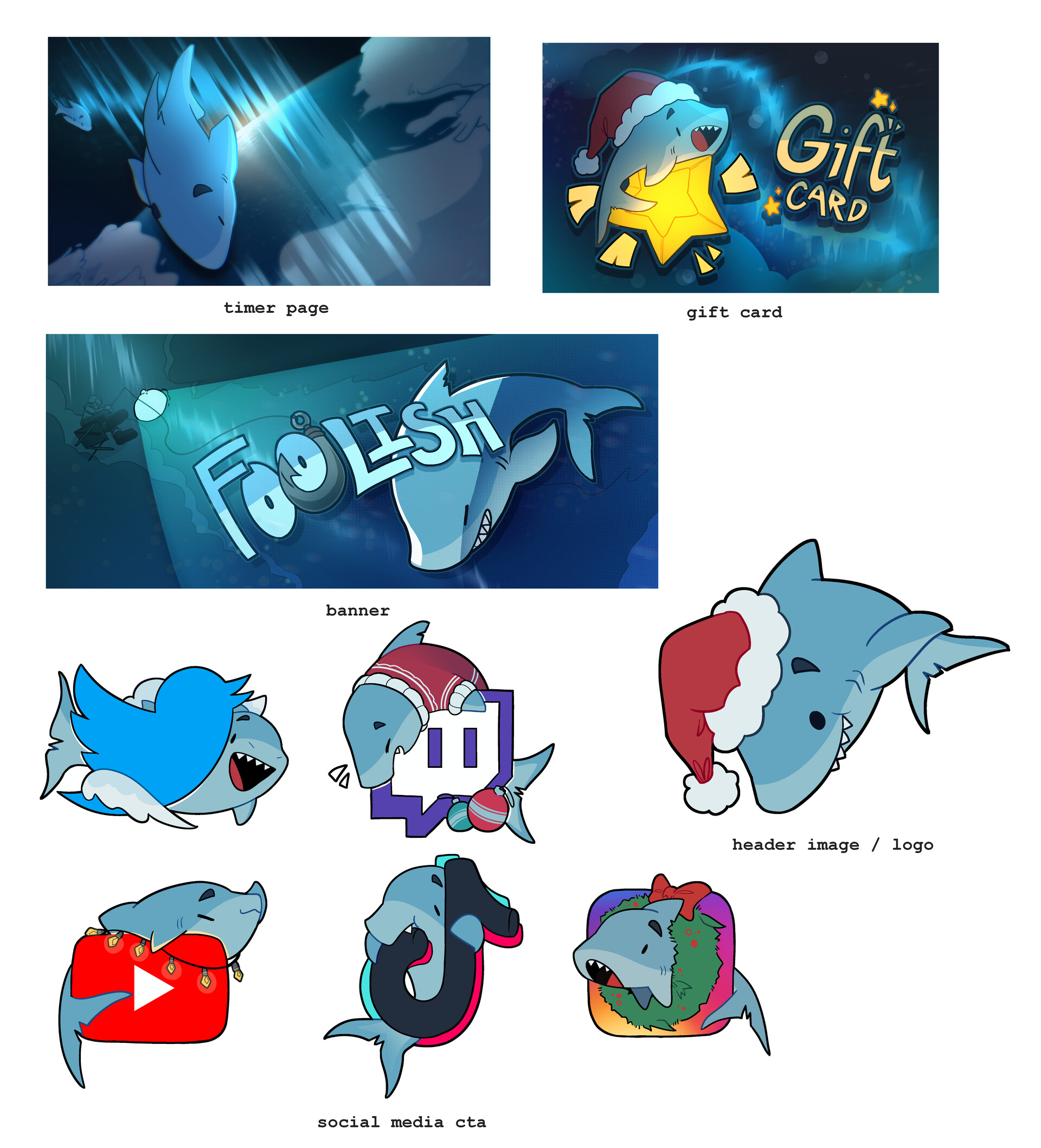 ArtStation - Website elements // foolish