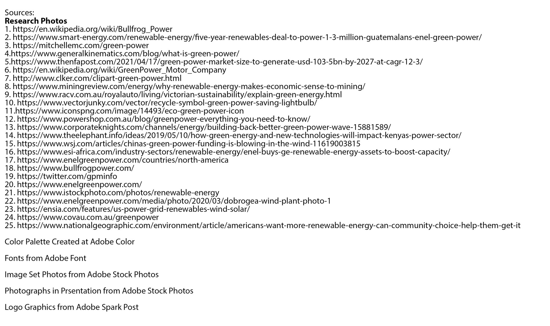 Hannah Crowley - Green Energy Brand Identity Profile