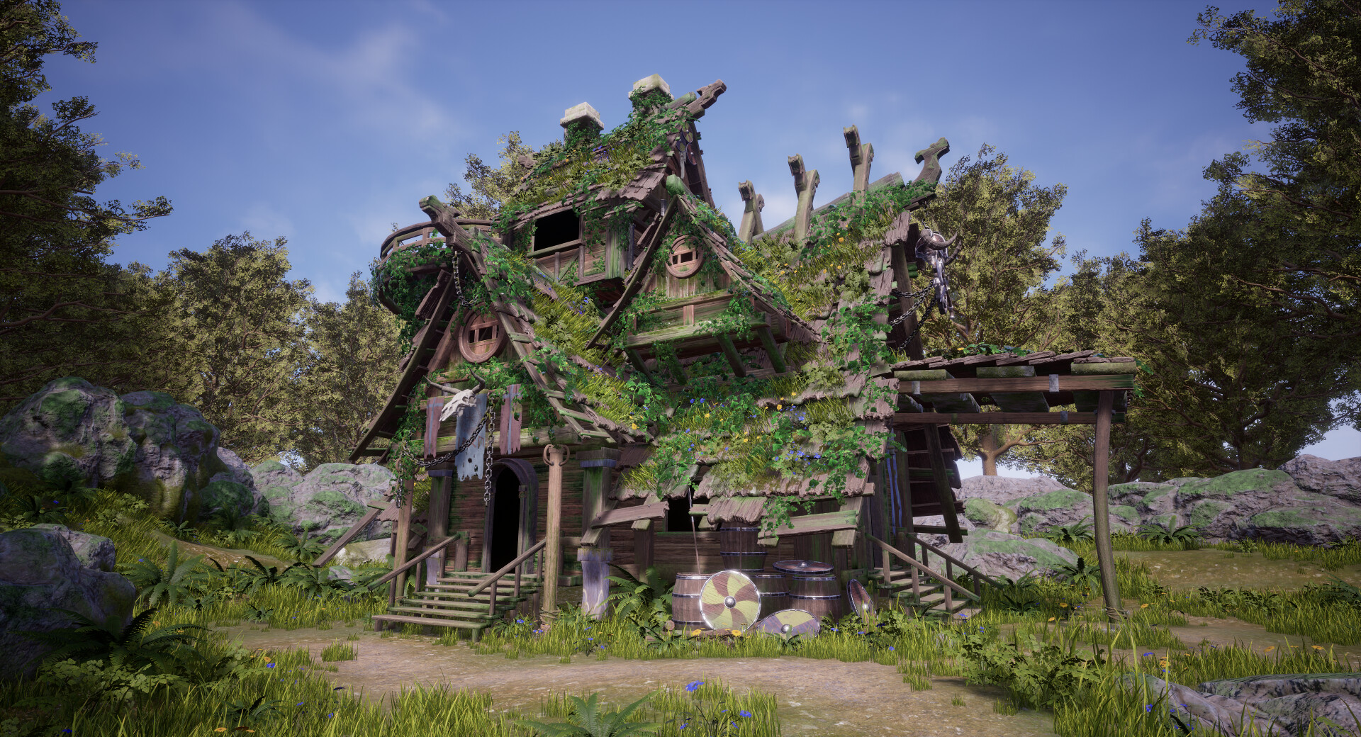 ArtStation - Viking house