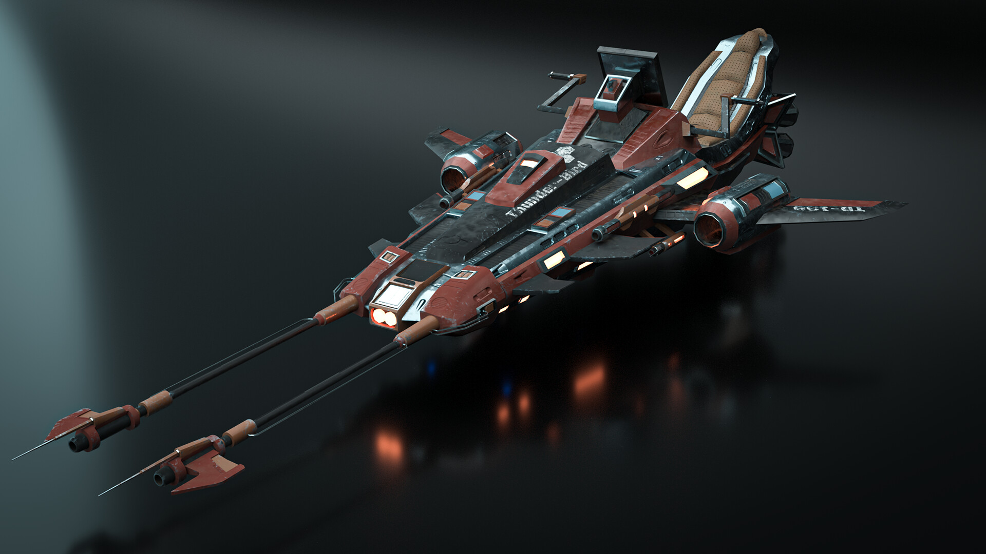 ArtStation - Thunderbird Land Speeder