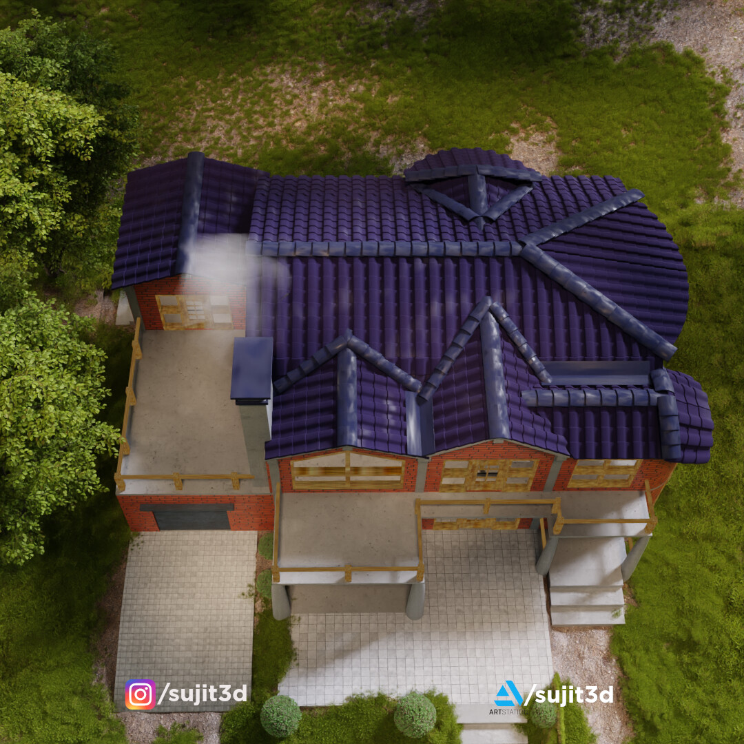 Sujit Gurung - Shingle House | Arch Viz