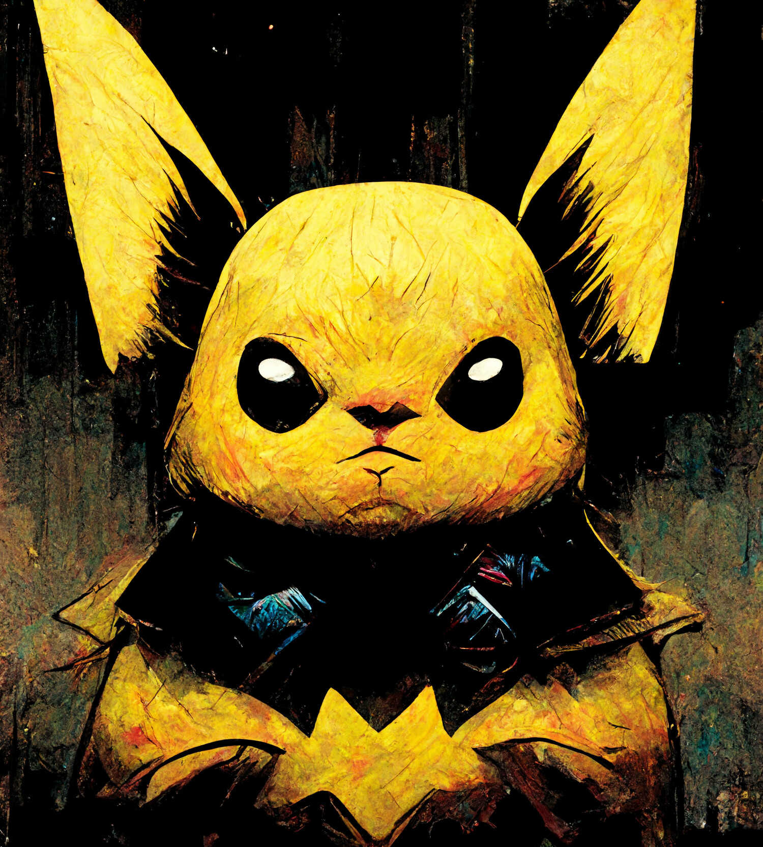 Pikachu Batman By Heimdall209