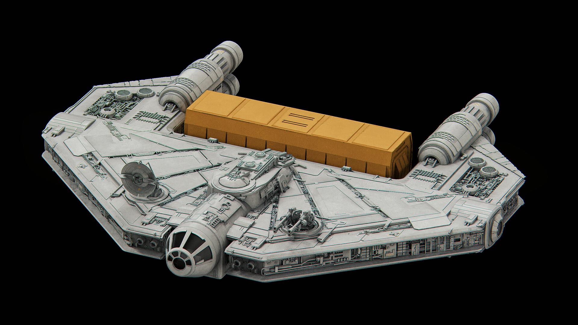Artstation Yt 3100 Cargoweb Class Corellian Freighter Star Wars