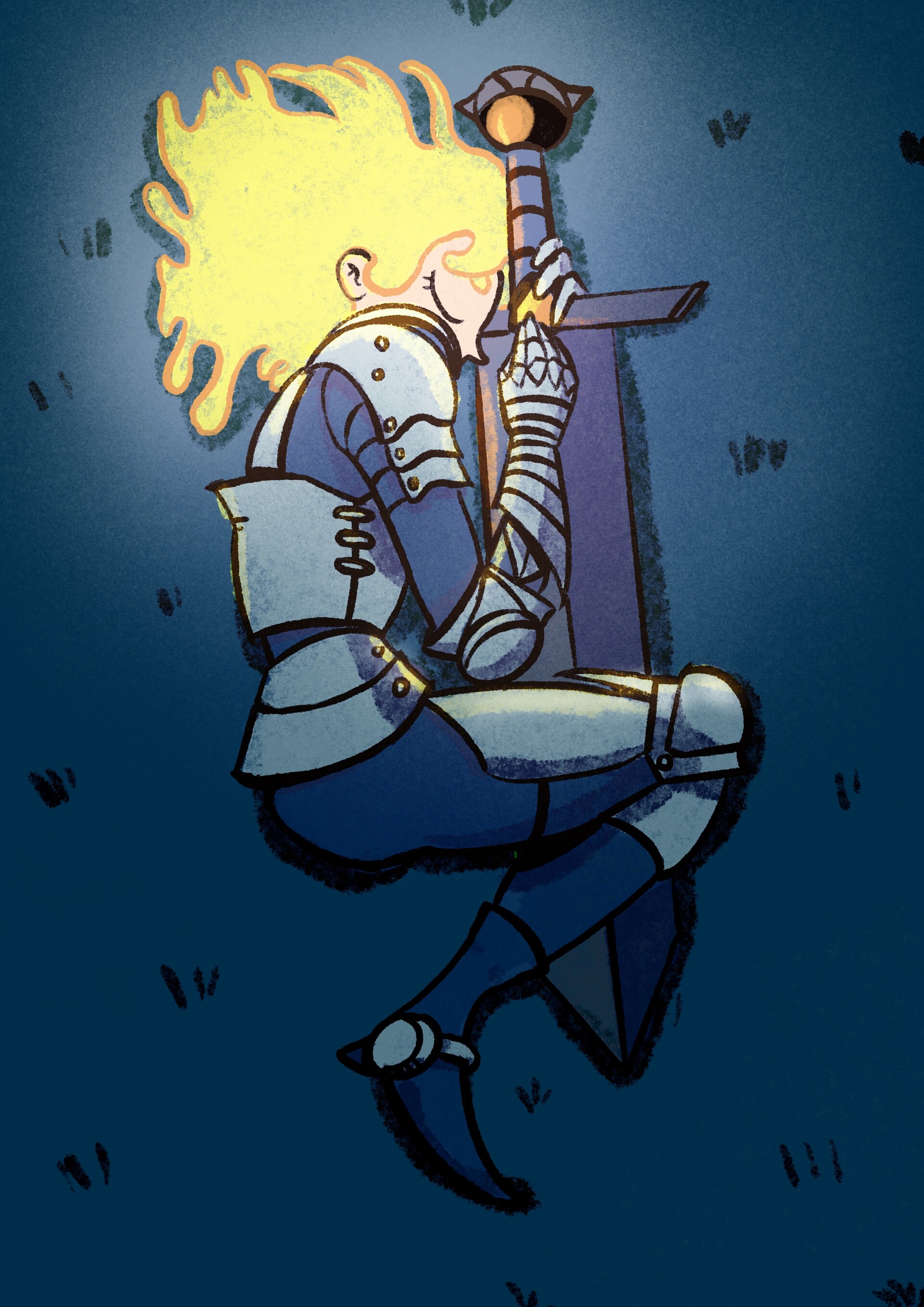 ArtStation - Sleeping Knight