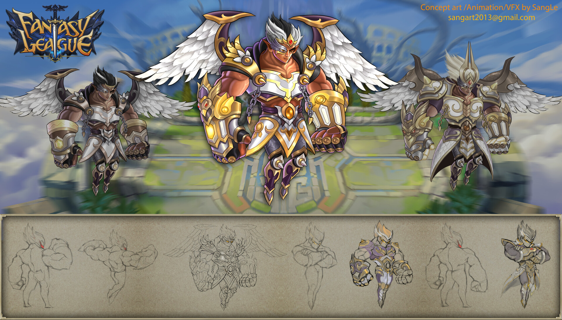 ArtStation - God_punch Fantasy League