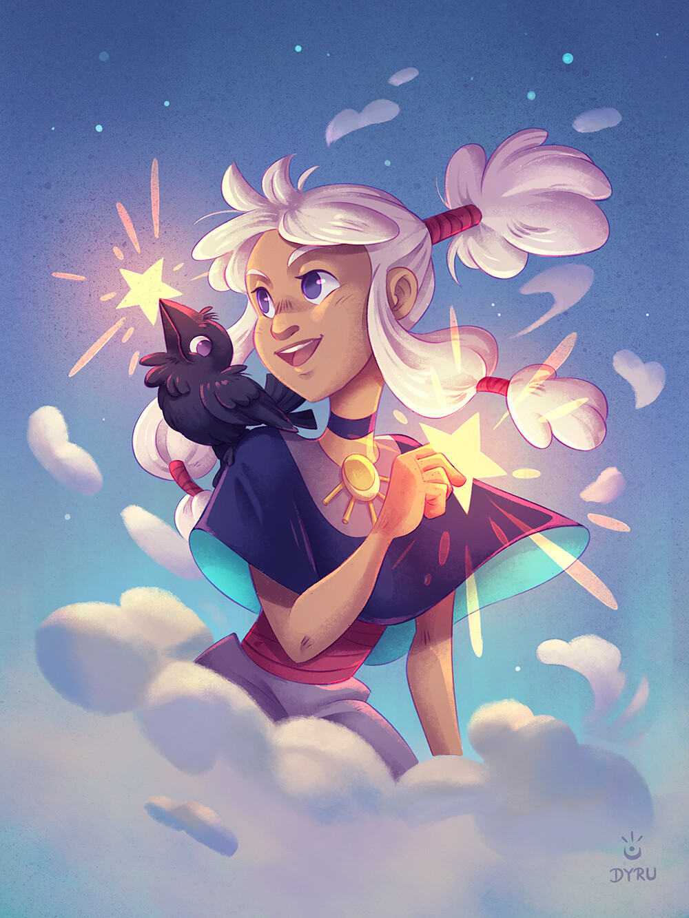 ArtStation - Starcatcher and Cloudgirl