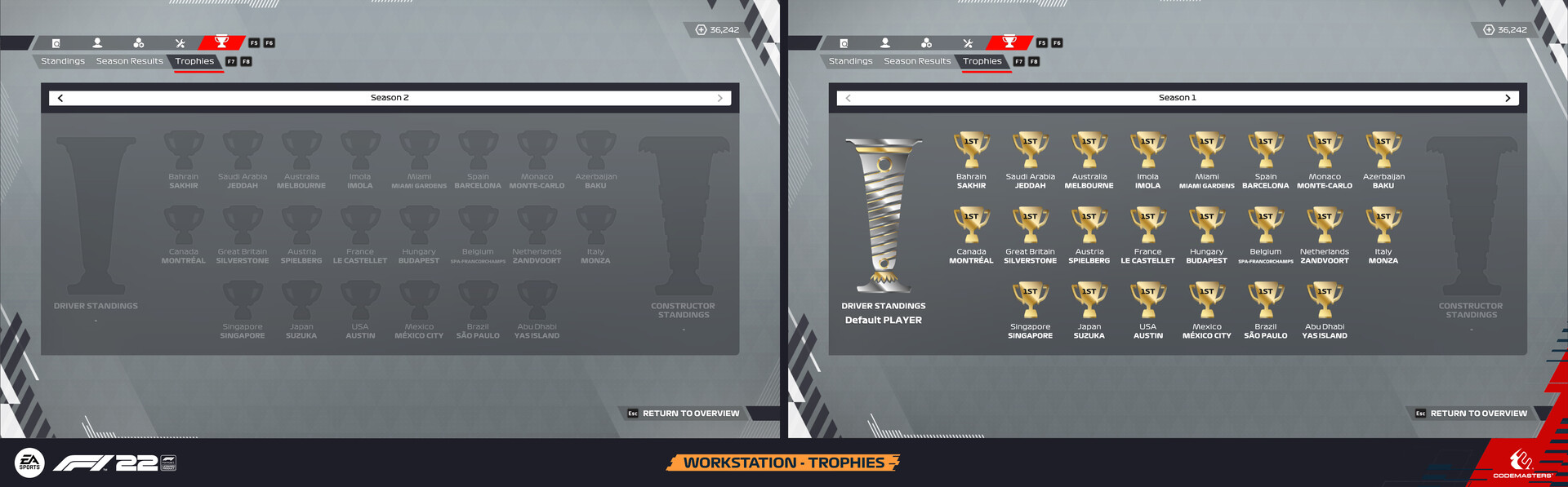 Daniel Rhodes | Video Game UI Design and Art Portfolio - EA SPORTS F1 ...