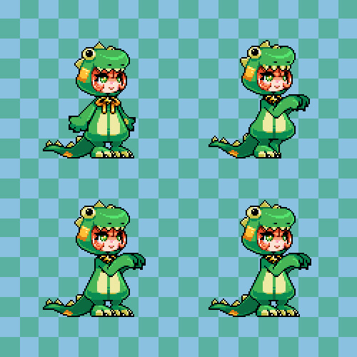 Amysaurus | Pixel Art, Illustration