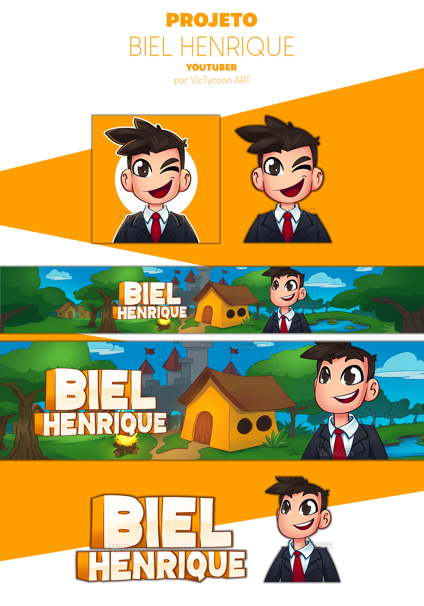 ArtStation - YOUTUBE ART PACK - Biel Henrique (Roblox)