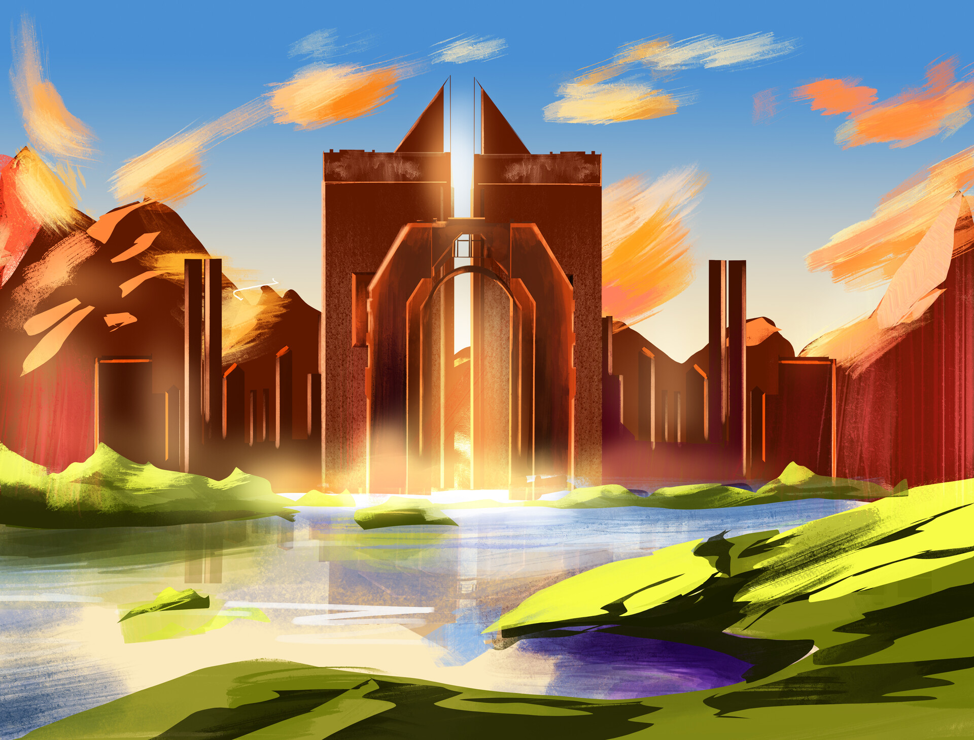 ArtStation - Wall of God