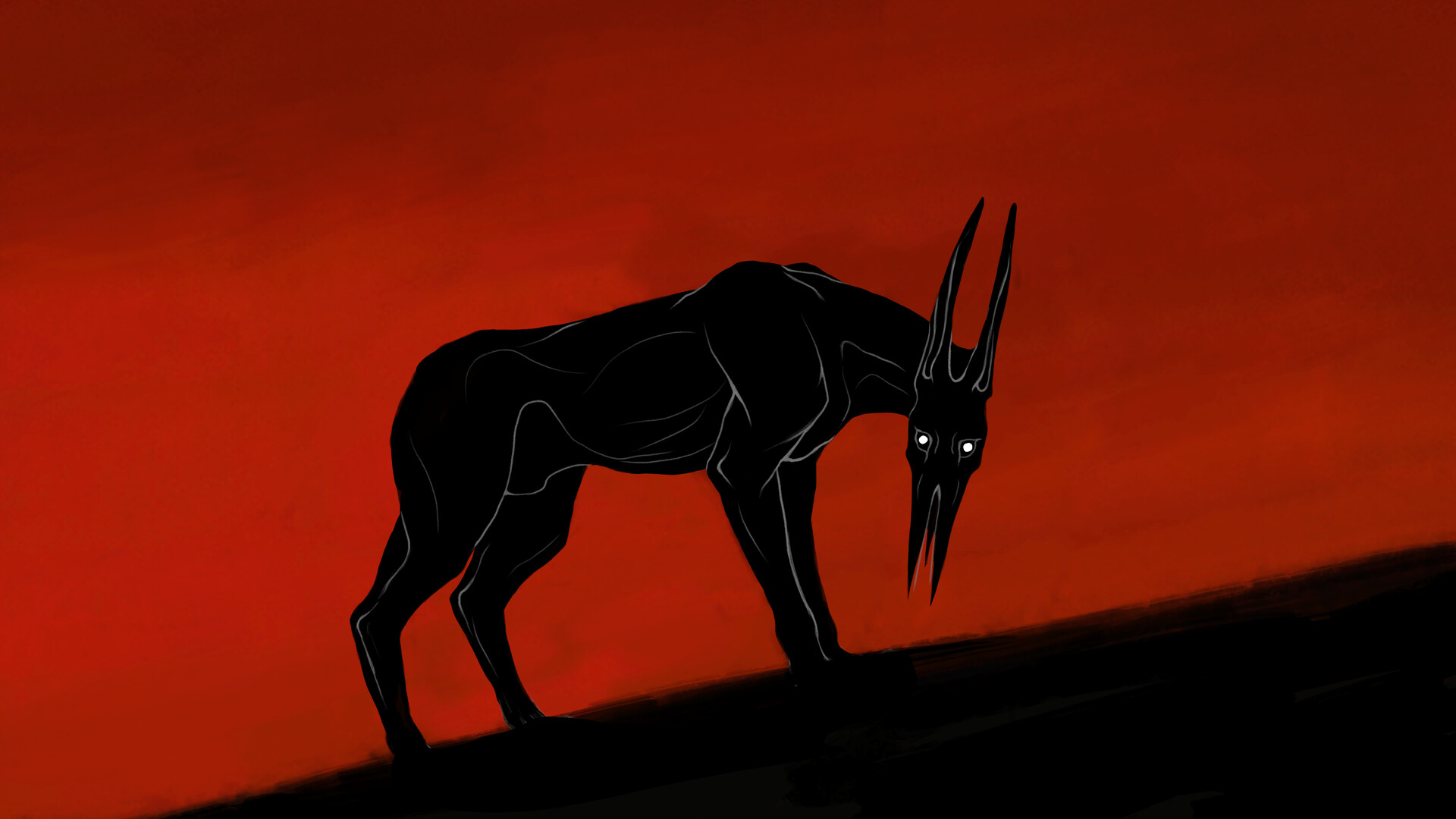 ArtStation - Black dog