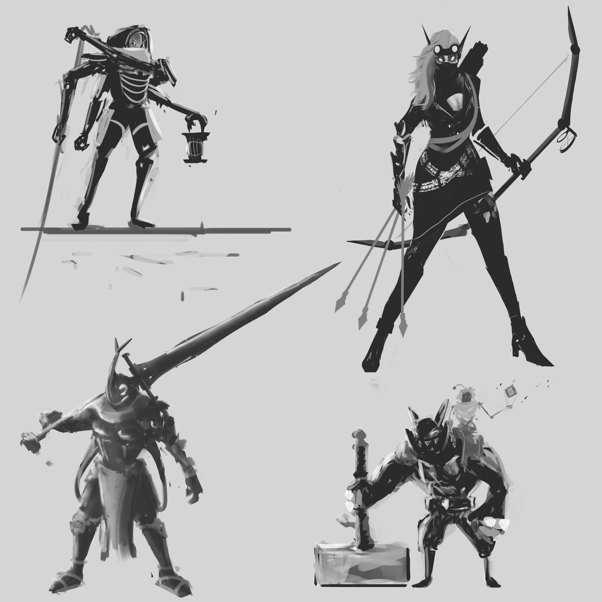 ArtStation - Quick Character Sketches