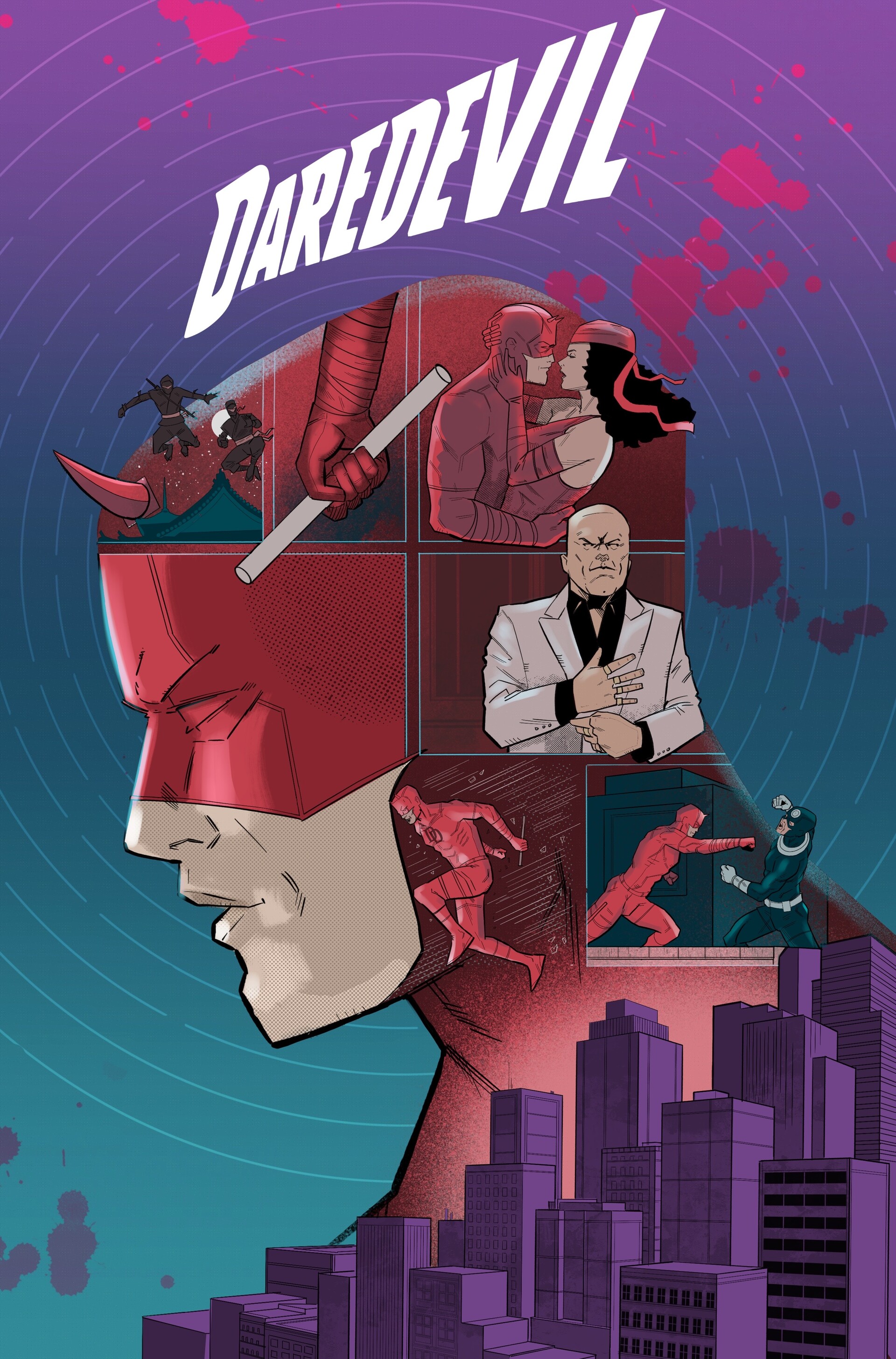 ArtStation - Daredevil Collage