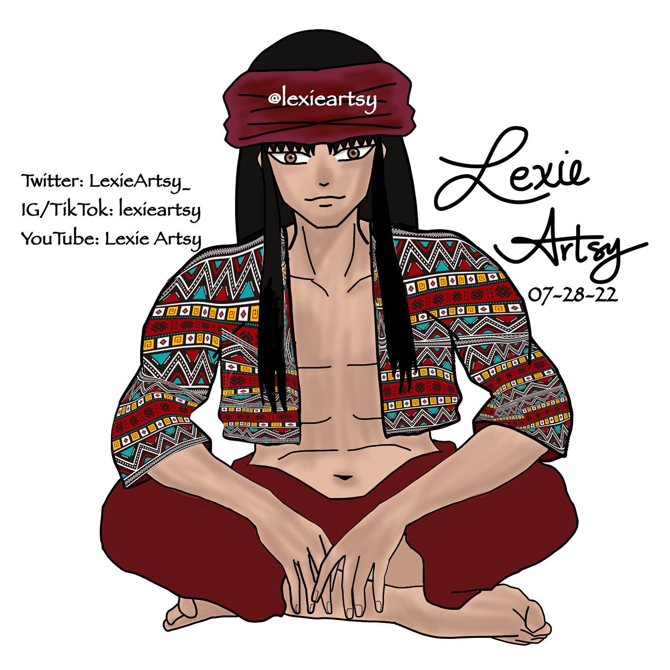 ArtStation - My OC in a Philippine Inspired Tribal Outfit