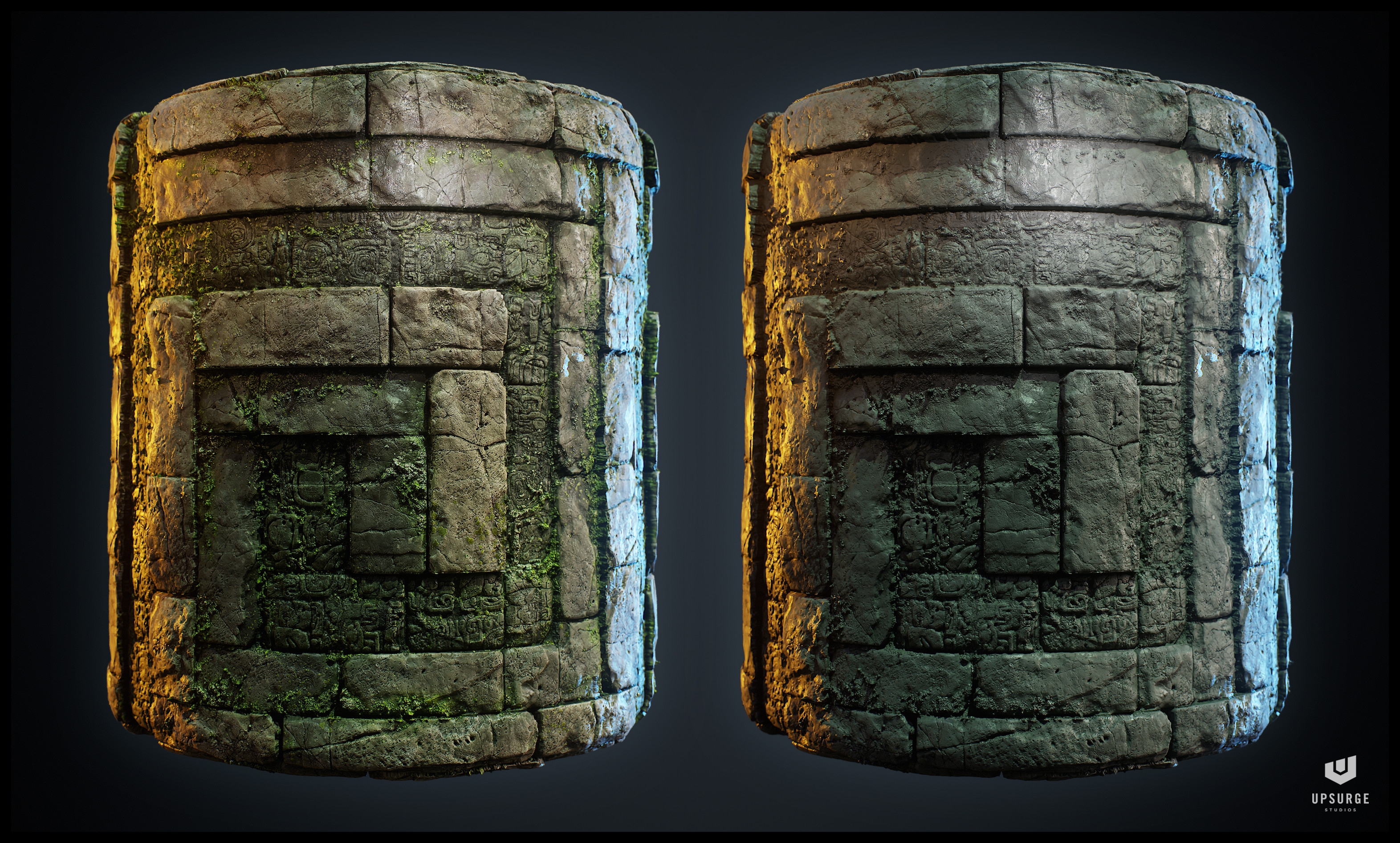 Upsurge Studios East - Overgrown Temple Bricks