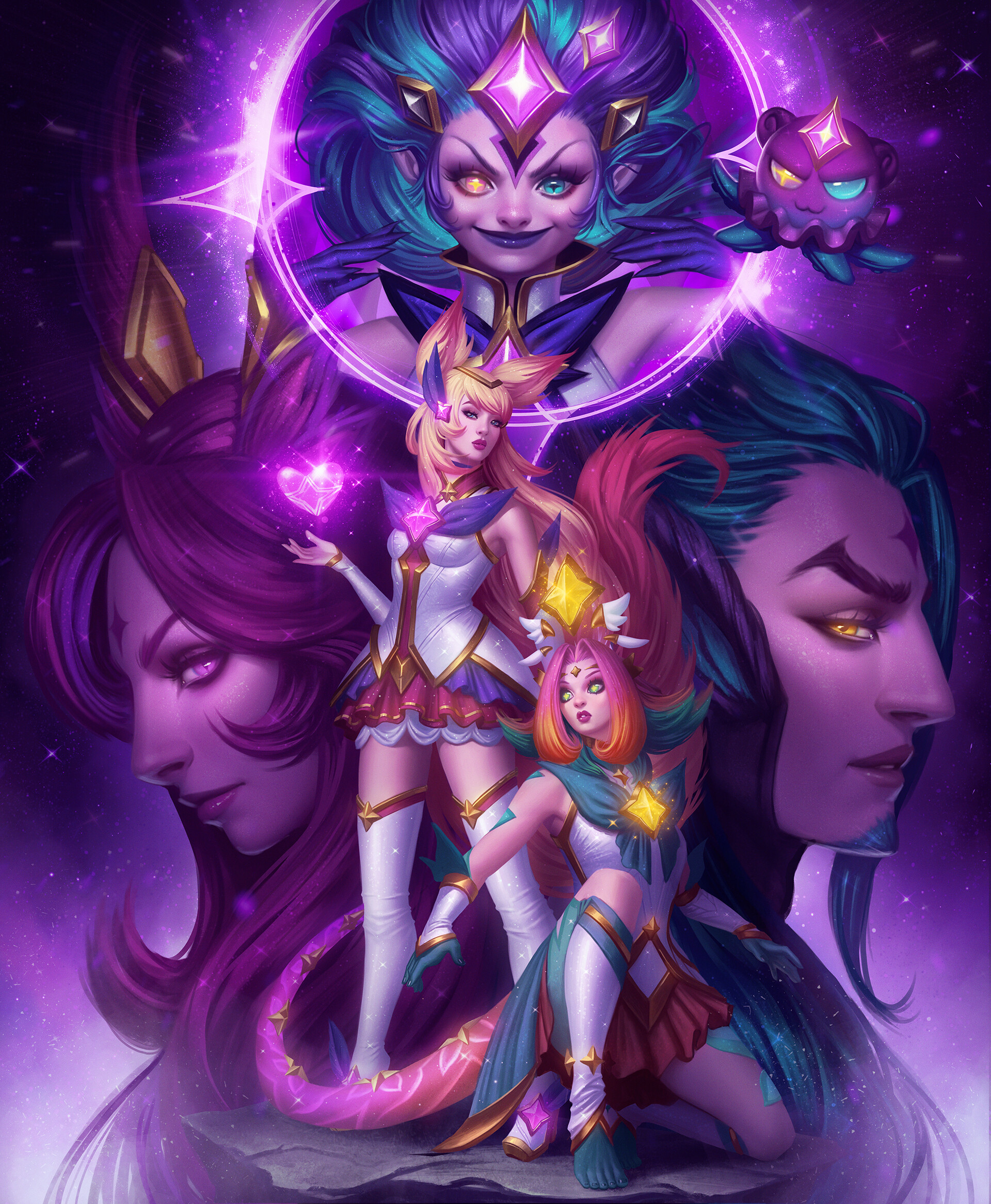 ArtStation - Light and Shadow - League of Legends | Star Guardian