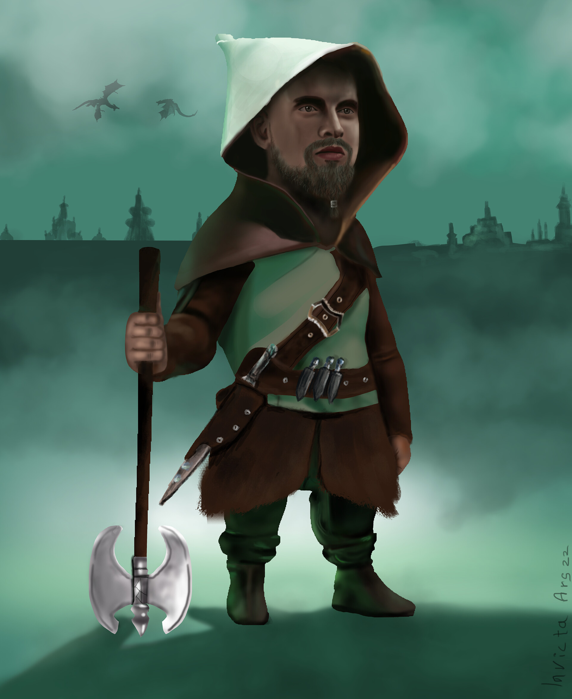 ArtStation - Dwarf Assassin