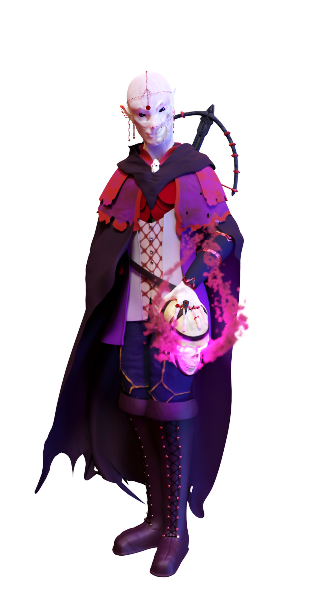 ArtStation - Dhampir Necromancer