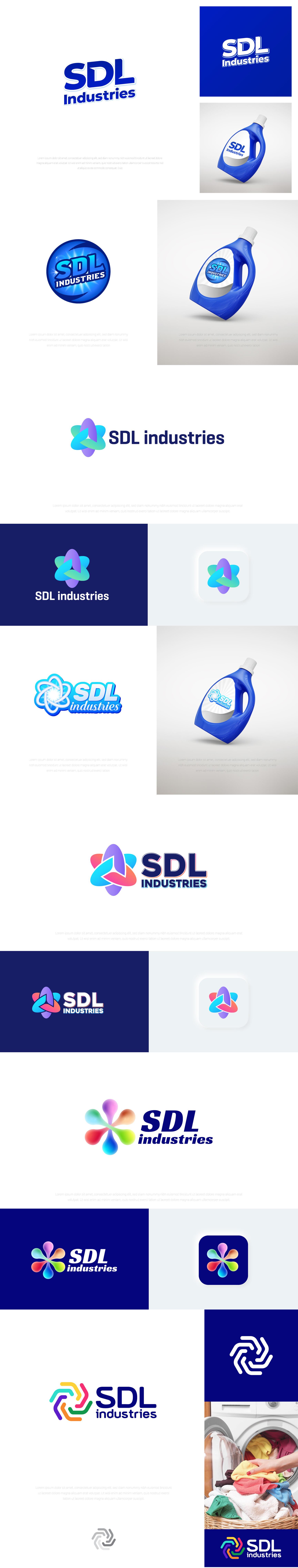 ArtStation - SDL Industries Logo Concepts | Brand Logo Designs