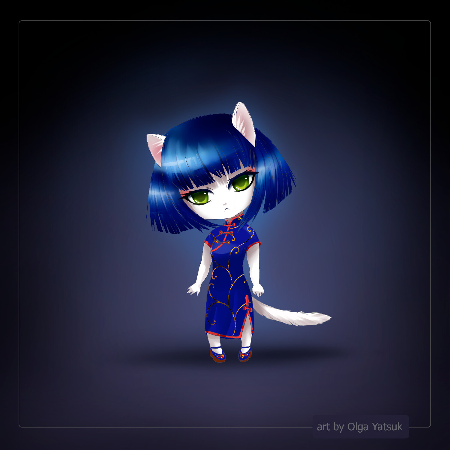 ArtStation - cat girl anime