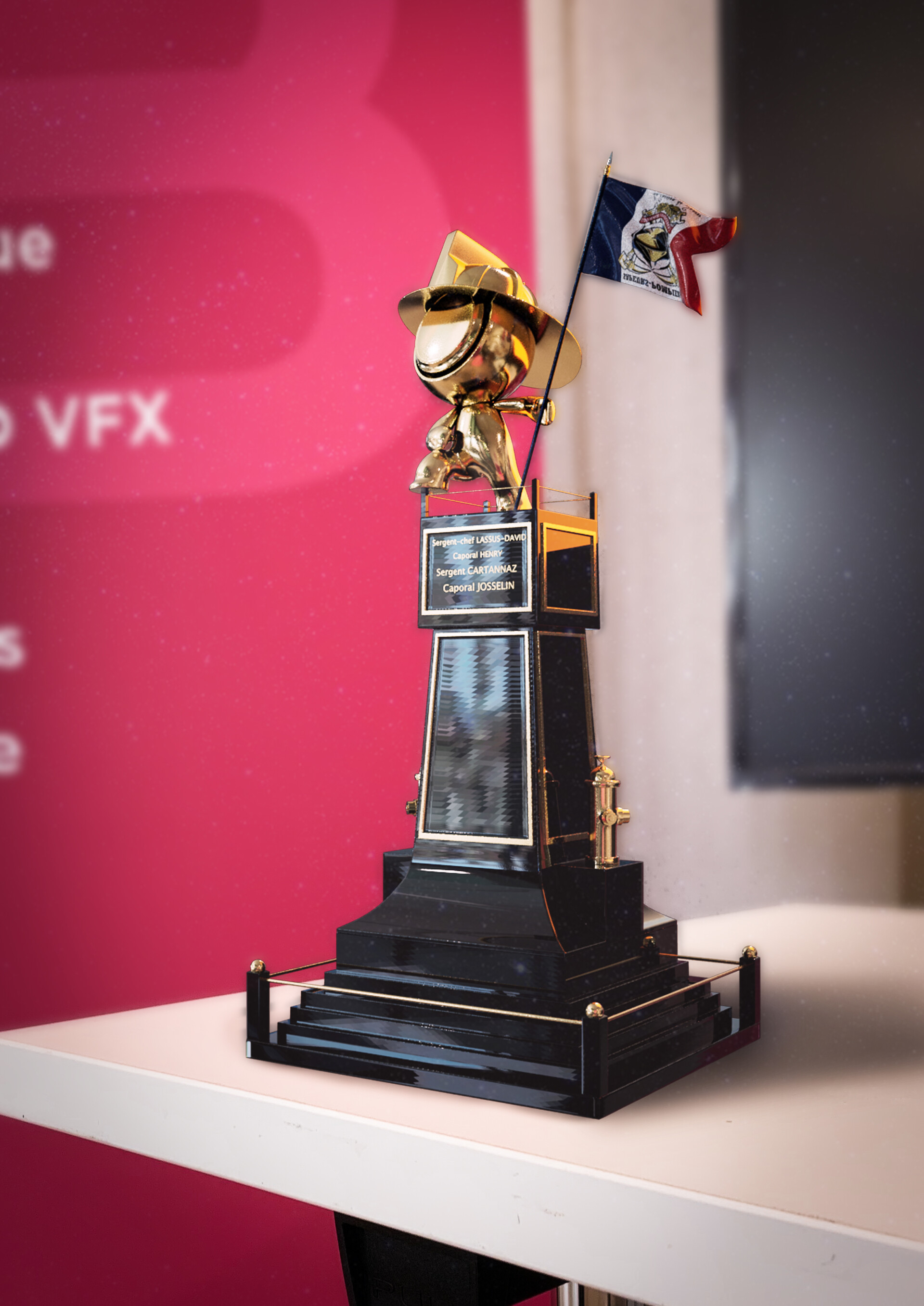 ArtStation - Firefighters trophy