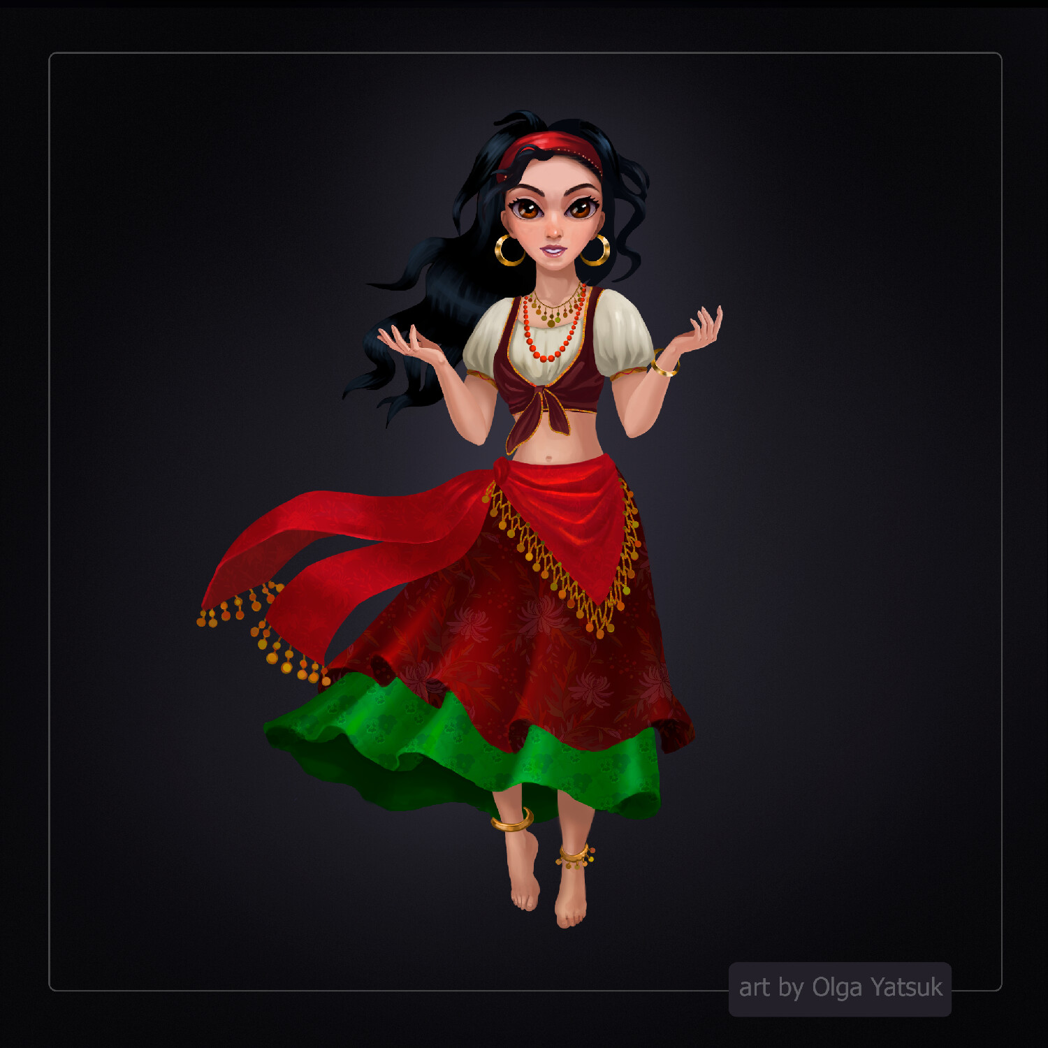 ArtStation - gypsy character
