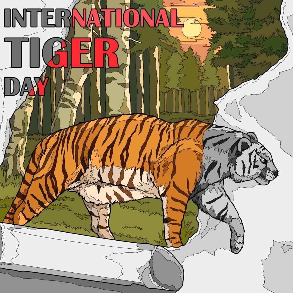 ArtStation - International Tiger Day