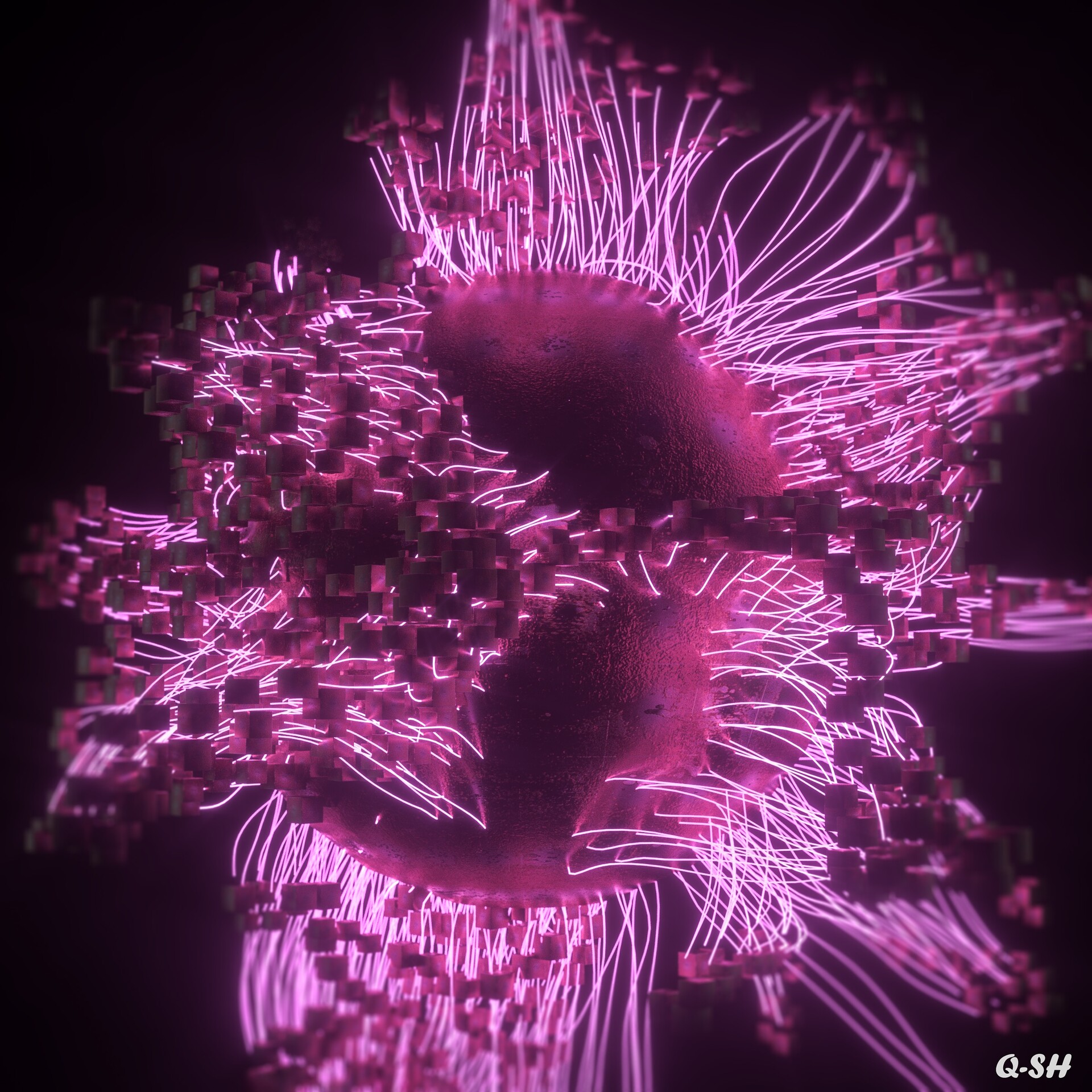 ArtStation - Purple abstract