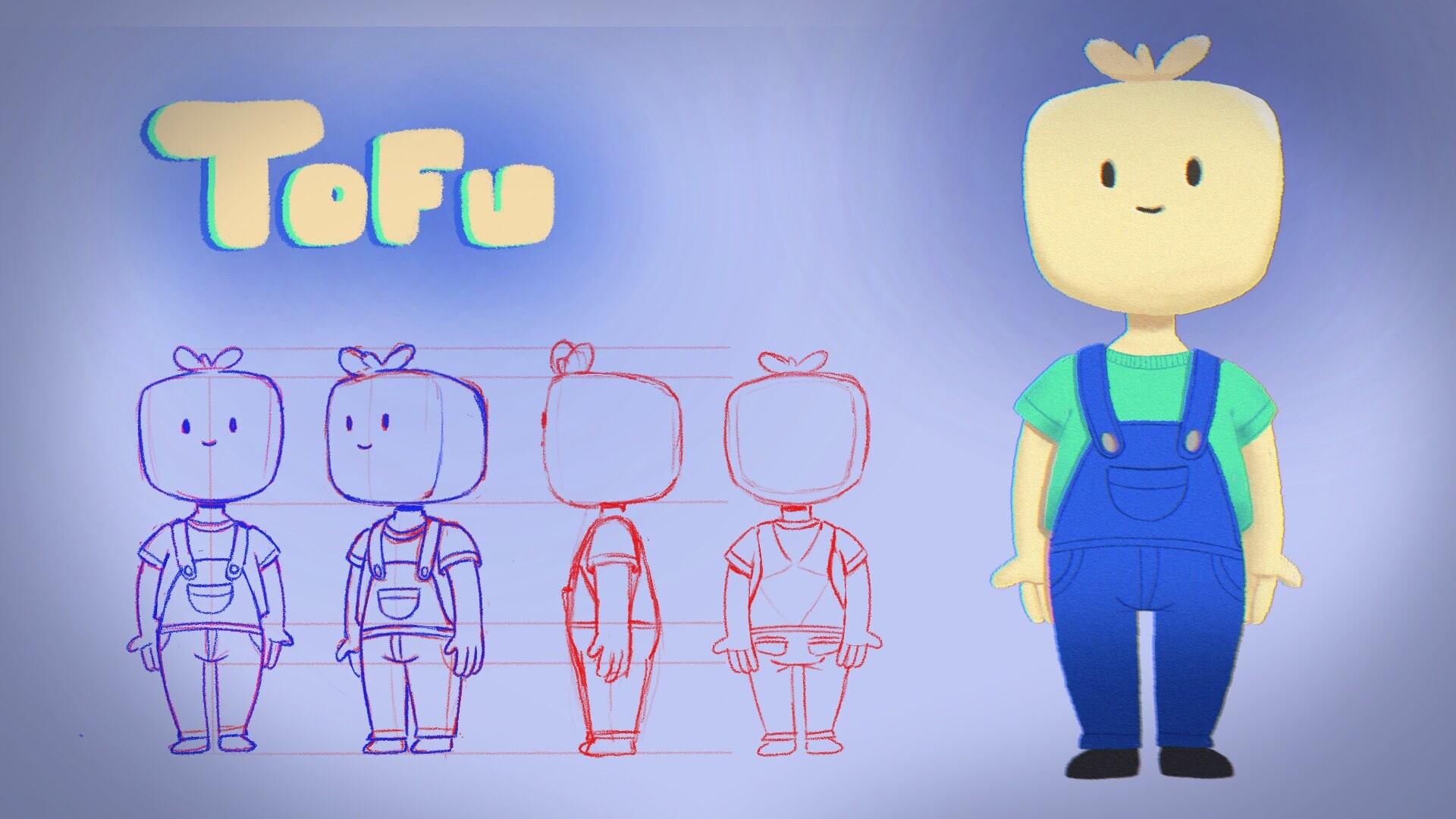 ArtStation - Tofu (Character Turnaround)