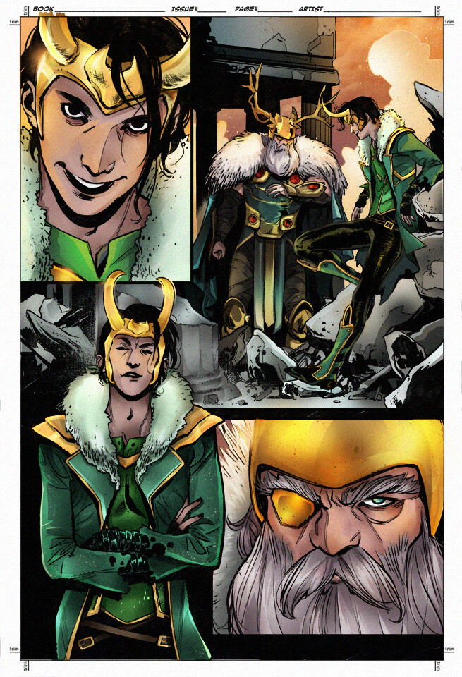 ArtStation - Loki Page