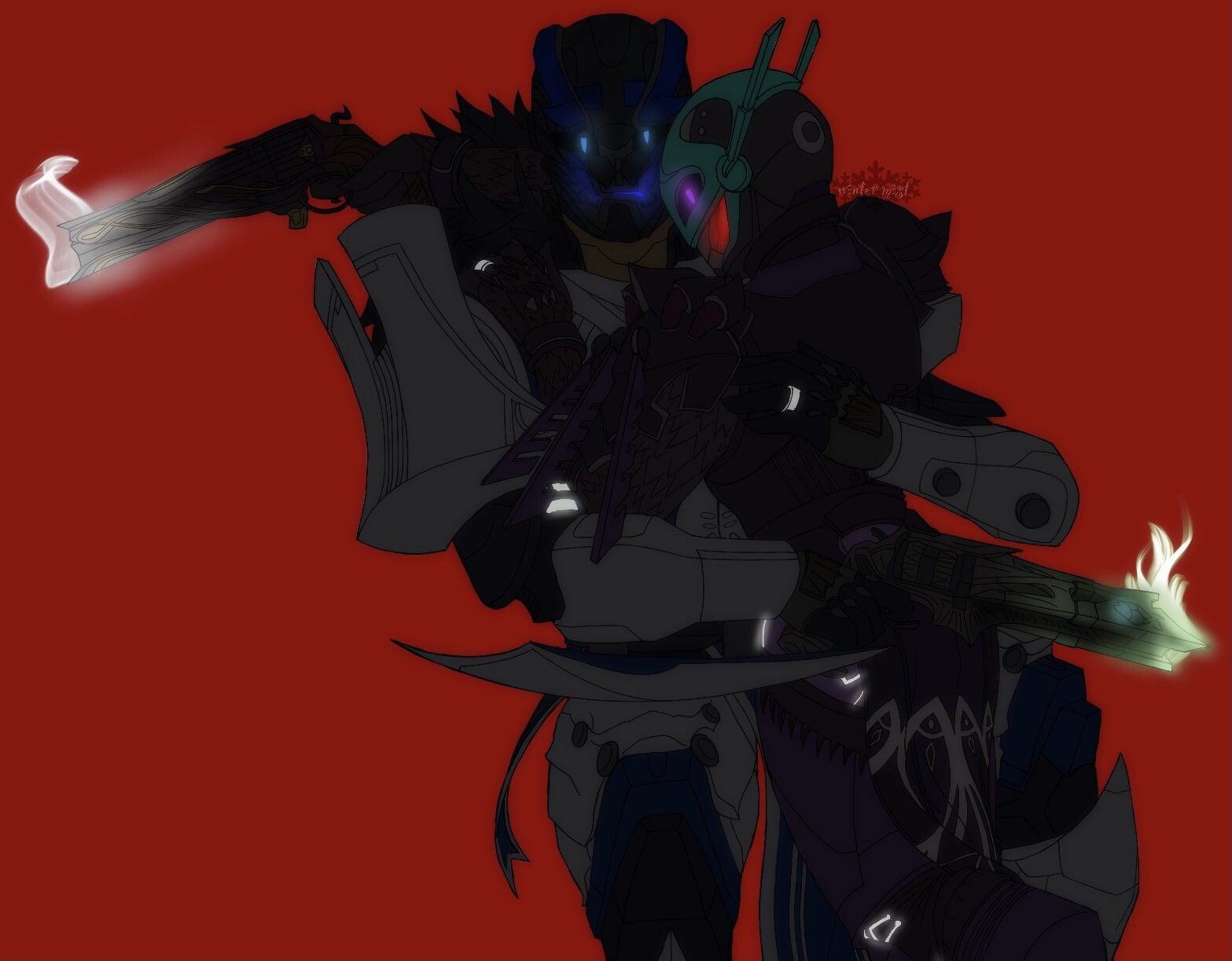 ArtStation - Destiny 2, Titan couple