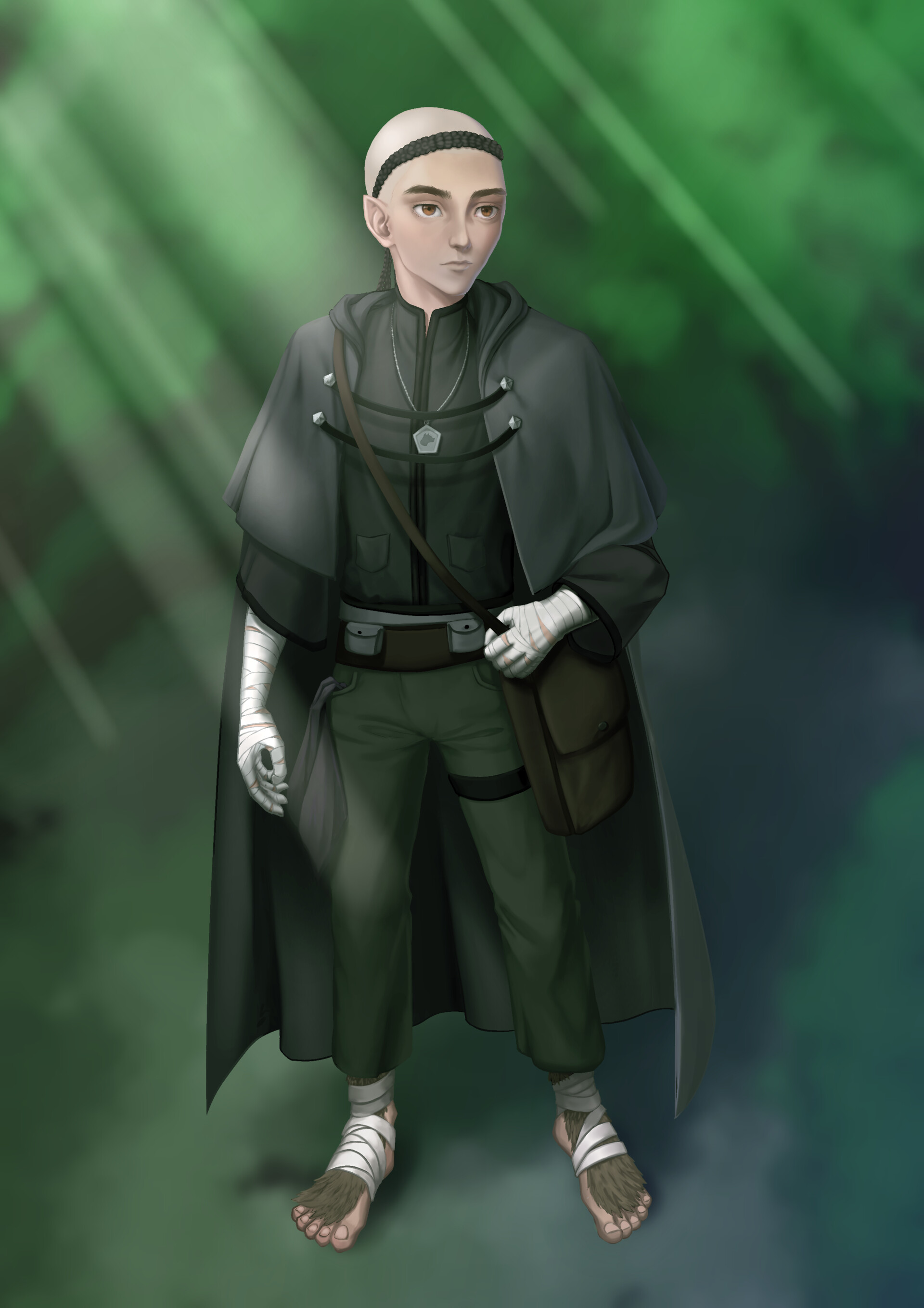 ArtStation - Bald hobbit - best companion for trip