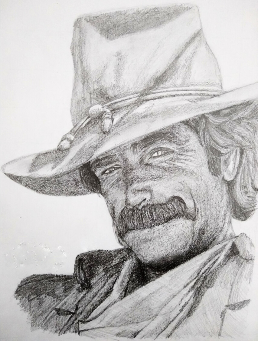 ArtStation - Sam Elliott´s Smile